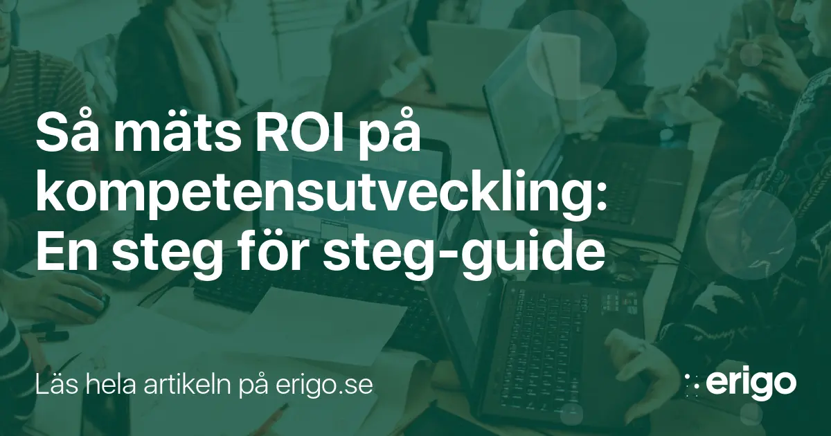 Phillips ROI-metod: Så mäter du avkastningen på utbildning och ...